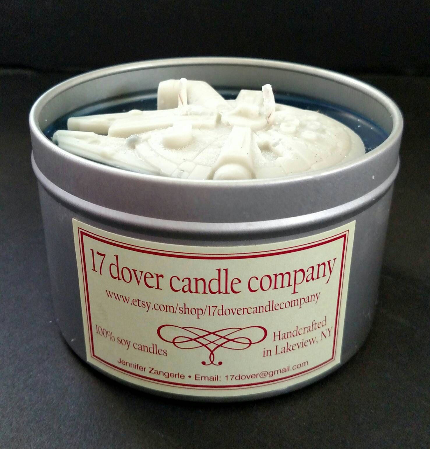 Star Wars Millennium Falcon Type 100% Soy Candle. Customize | Etsy