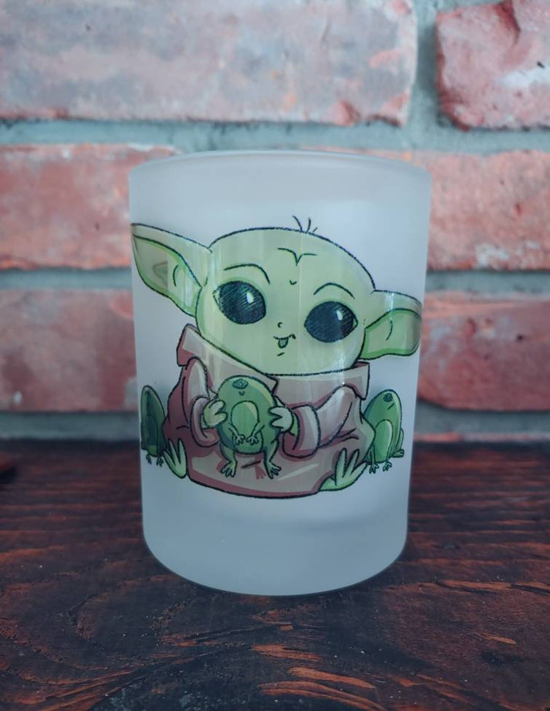 Baby Yoda Frogs-the Mandolorian-baby Yoda Soy Candle-baby - Etsy
