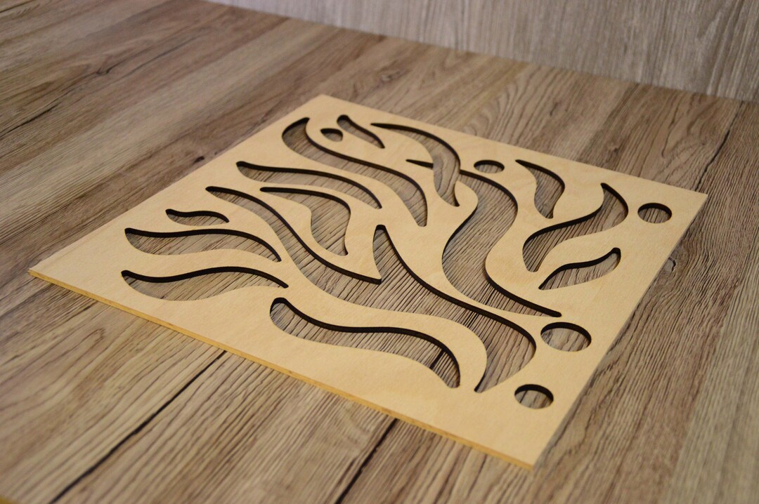 Flame Style Wooden Handmade Room Division, Wall Decoration Panel, Wall ...