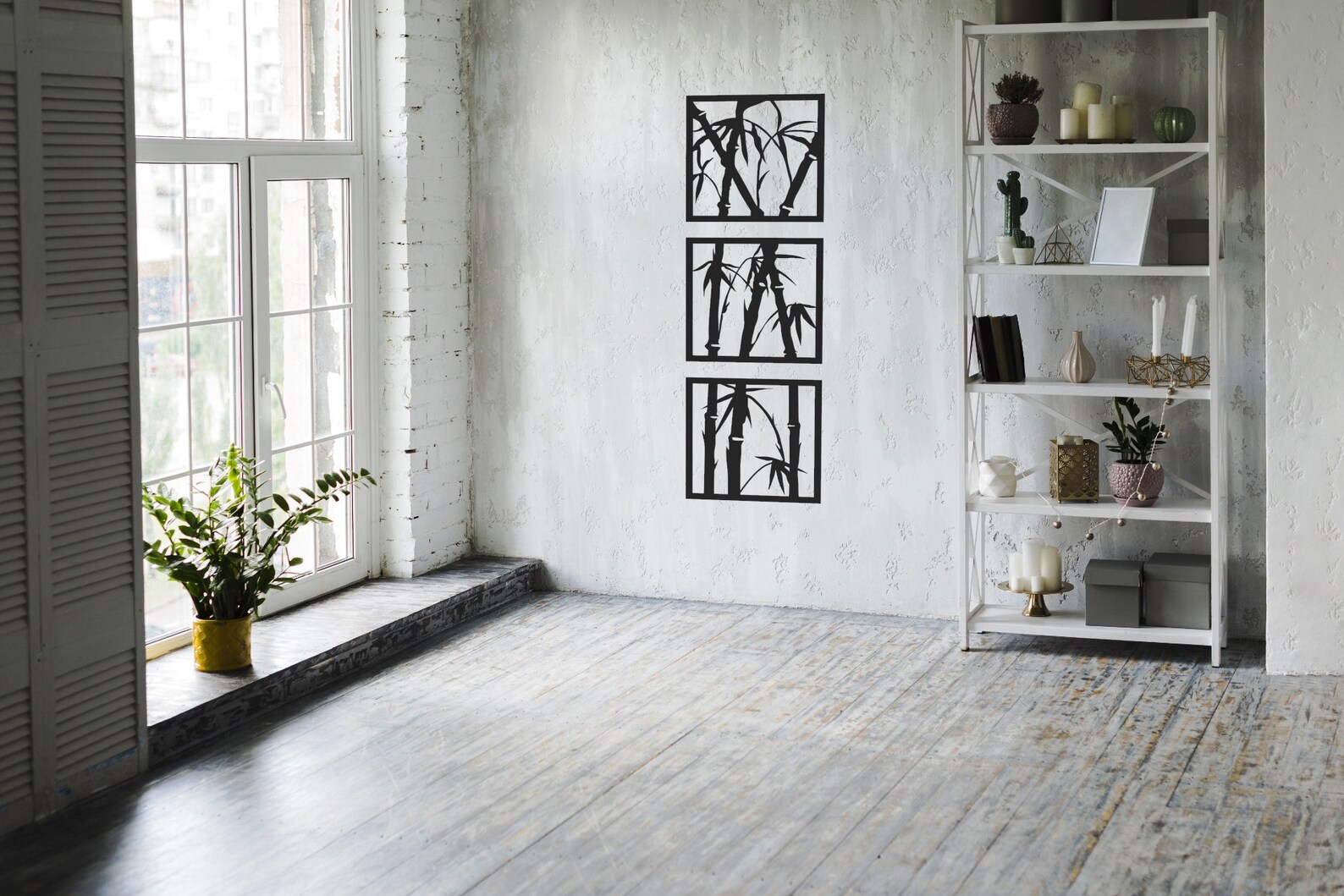 Bamboo Wood Wall Art Bamboo Wall Décor Room Decoration Wood | Etsy