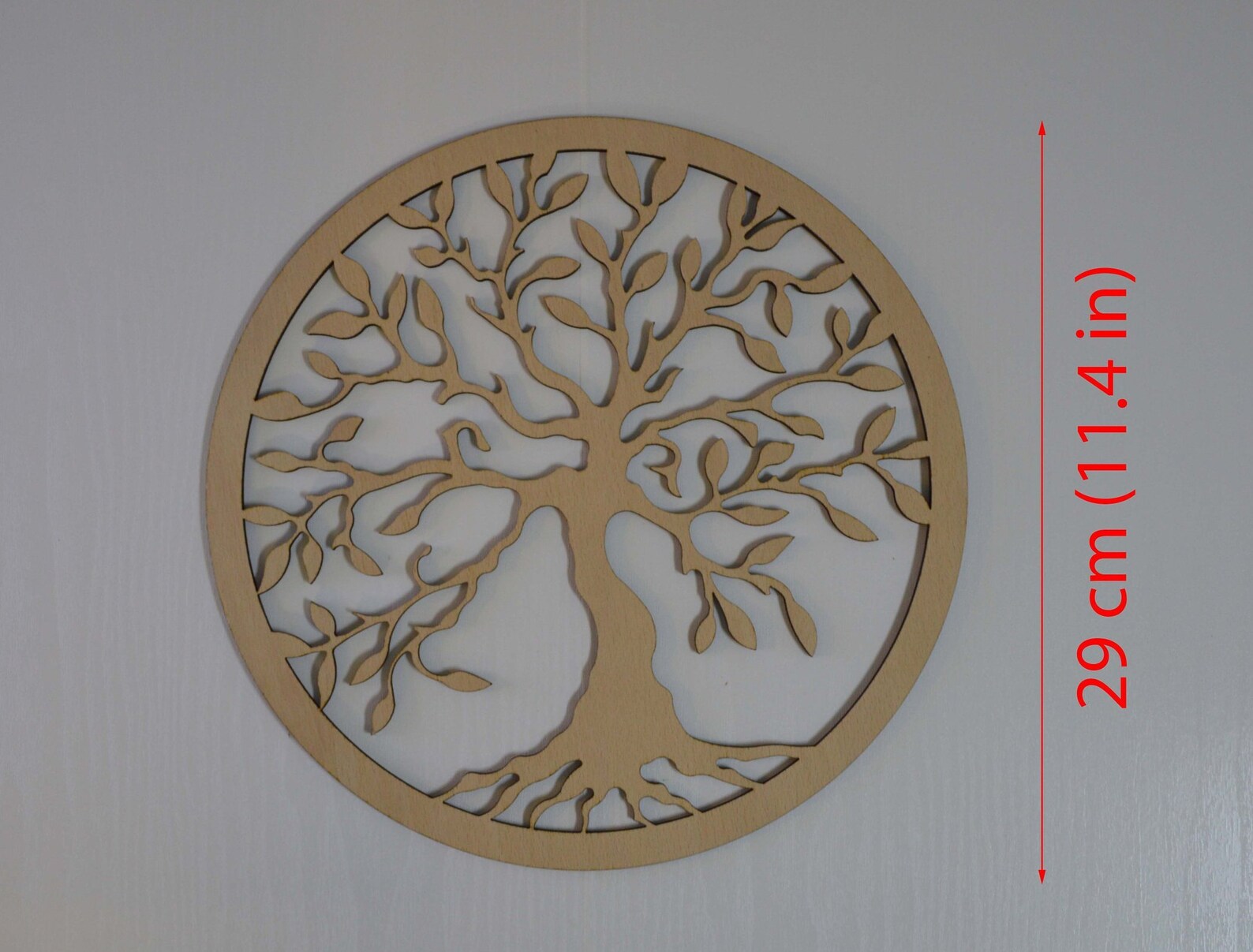 Tree of life wooden wall decoration panel room devision | Etsy