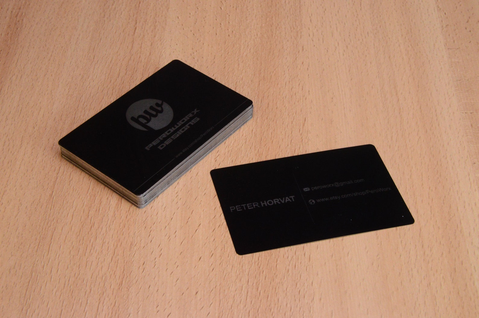 Metal Custom Laser Engraved Business Cards, Personalized Business Card ...