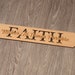 Faith Wall Sign, Faith Wood Wall Art, Faith Wall Decor, Faith Wooden ...