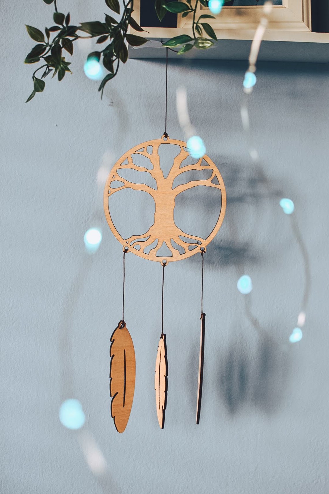 Wooden Dreamcatcher Tree of Life Dream Catcher Decor Wall | Etsy