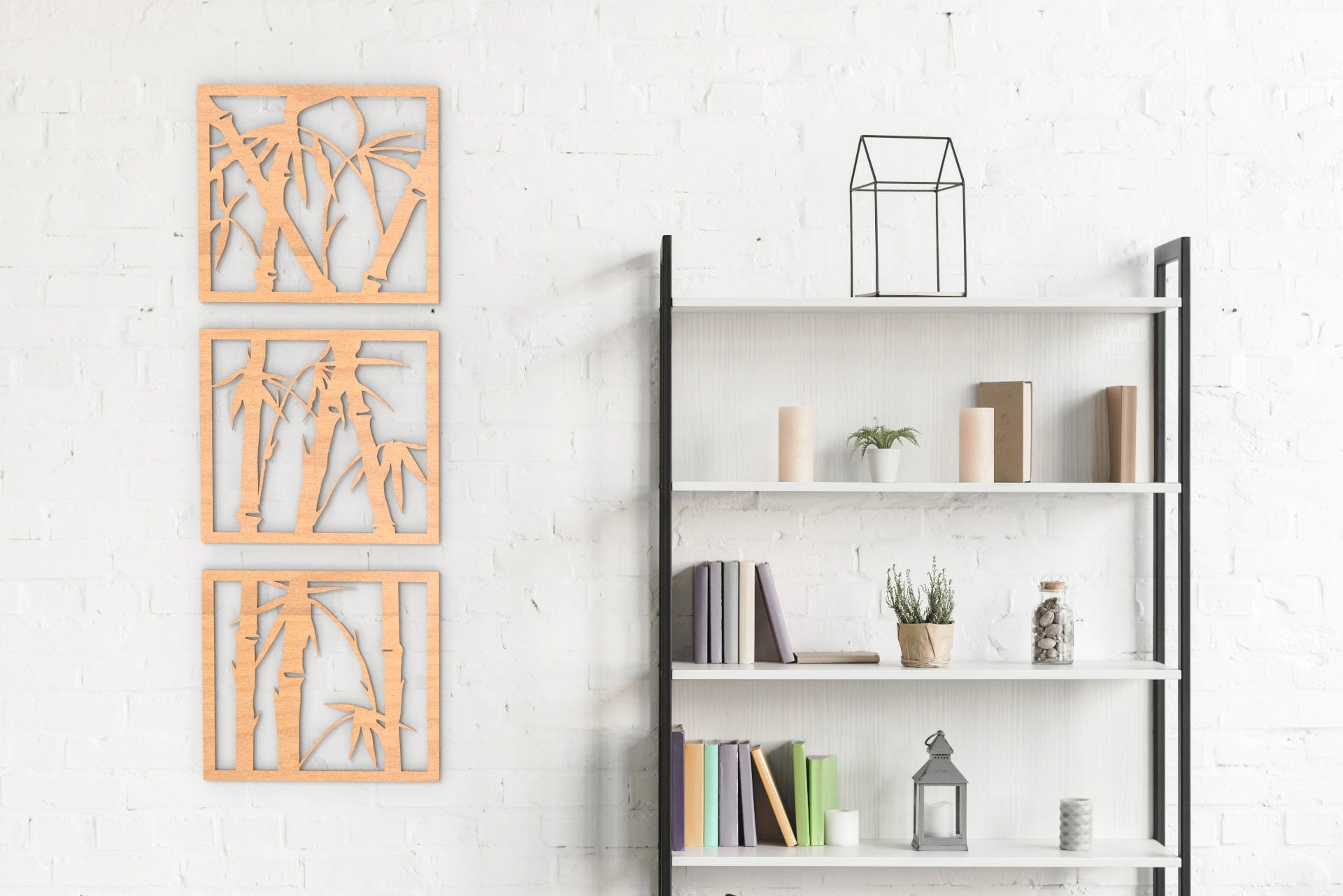 Bamboo Wood Wall Art Bamboo Wall Décor Room Decoration Wood | Etsy