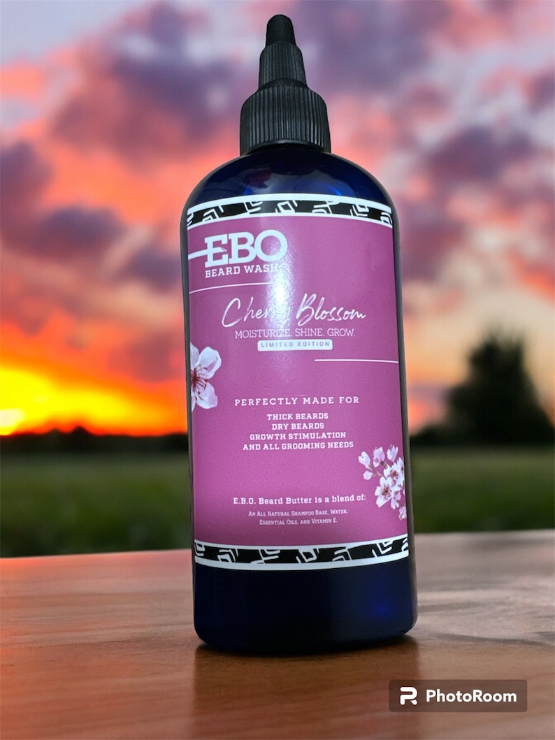 EBO Beard Wash - Cherry Blossom - Etsy