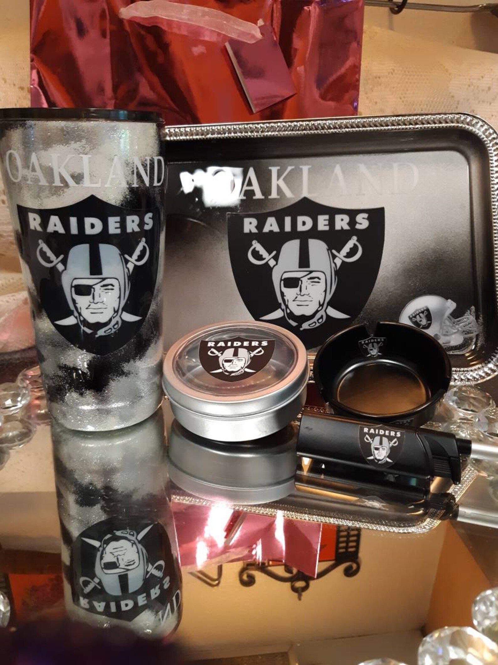 Raiders Tray Set - Etsy