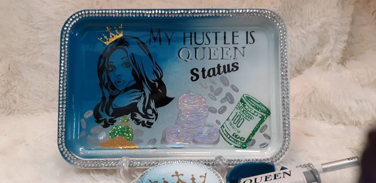 Bling Money Queen Tray Set - Etsy