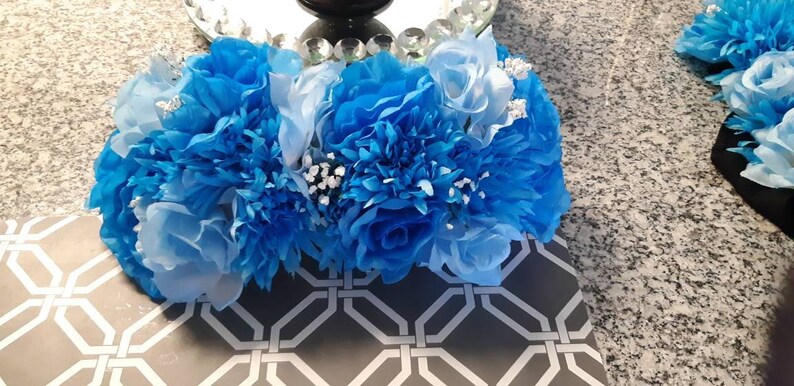 Blue floral maternity bra set | Etsy