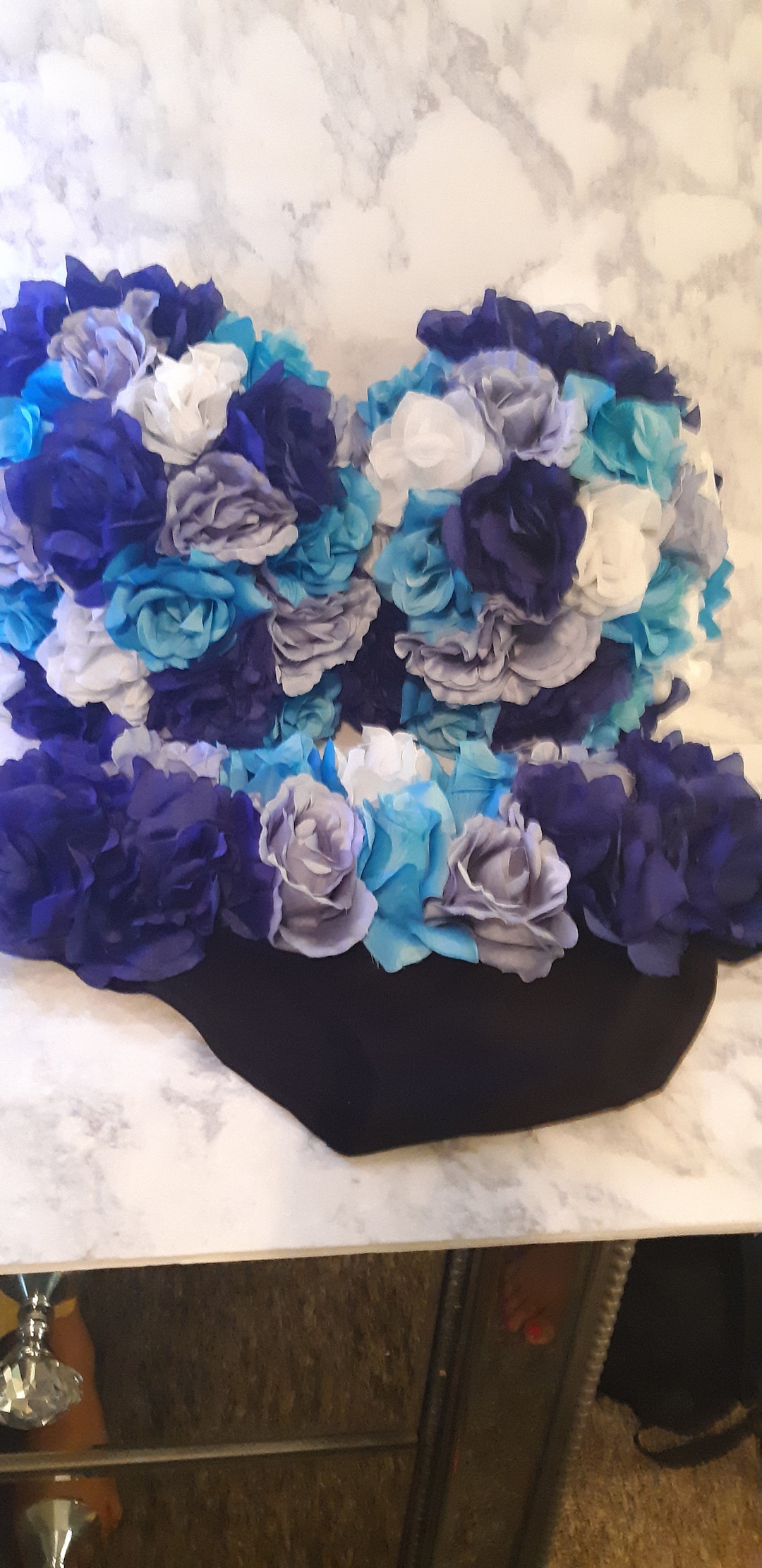 Blue Swirl Floral Maternity Set - Etsy