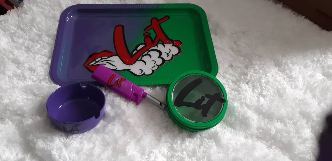 Lit Rolling Tray Set | Etsy