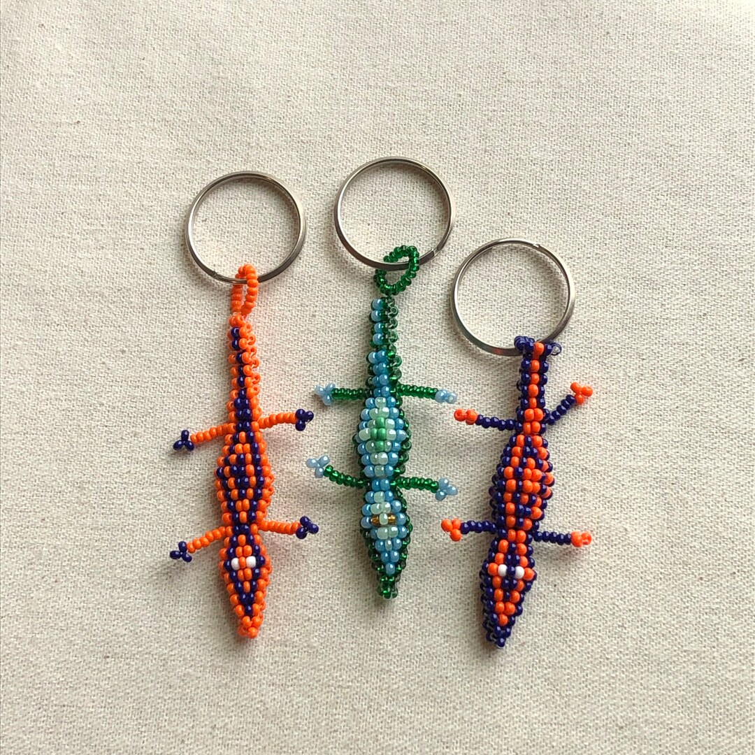 Set of 3 Alligator Crocodile Lizard Reptile C Seed Bead - Etsy