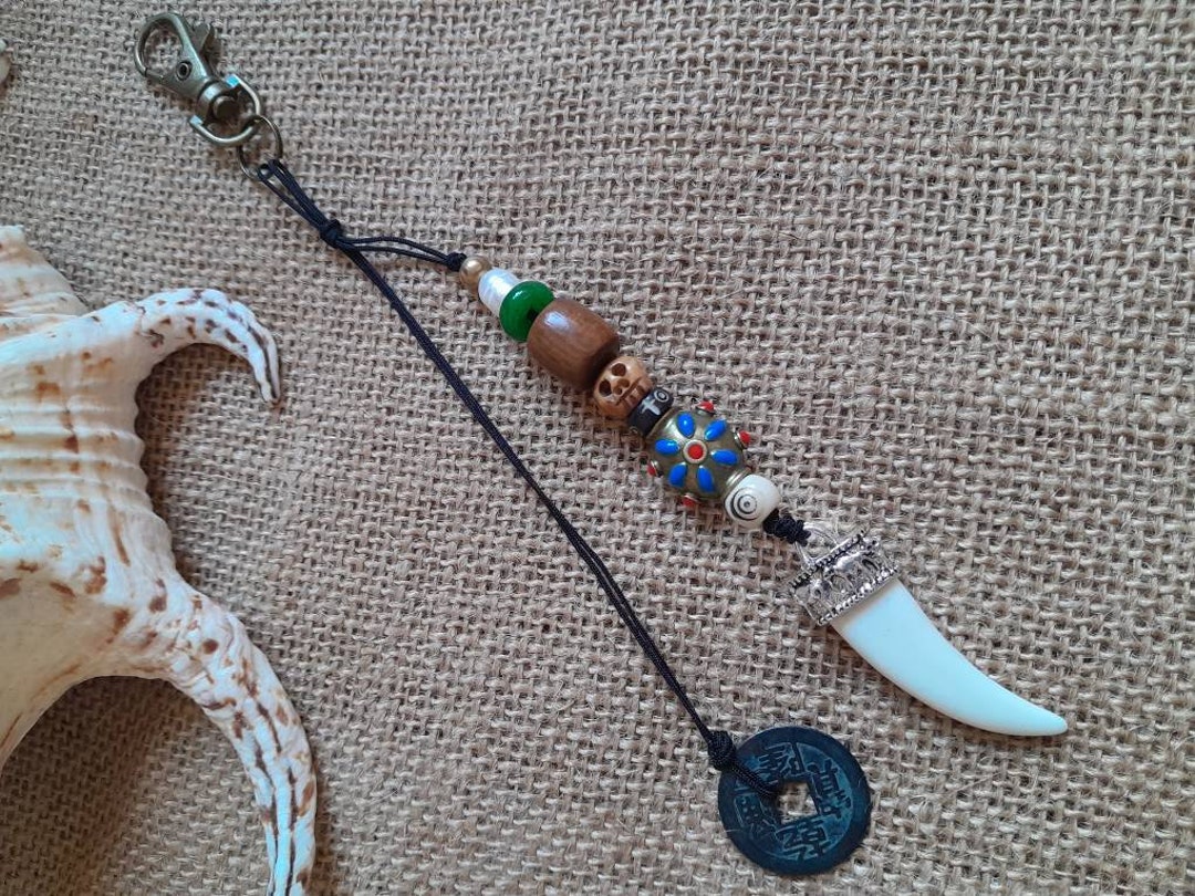 Pirate Hair Beads, Wallet Chain Charm, Jeans Charm, Tooth Tusk Charm ...