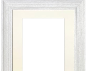 Scandi Black & Gold Photo Frame With Ivory Mount, Gold Picture Frame ...