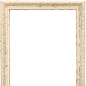 Shabby Chic Distressed Cream Photo Frame, Cream Picture Frame ...