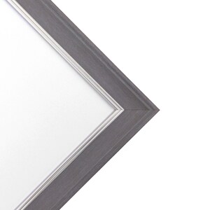 Scandi Slate Grey Photo Frame With Light Grey Mount, Grey Picture Frame ...