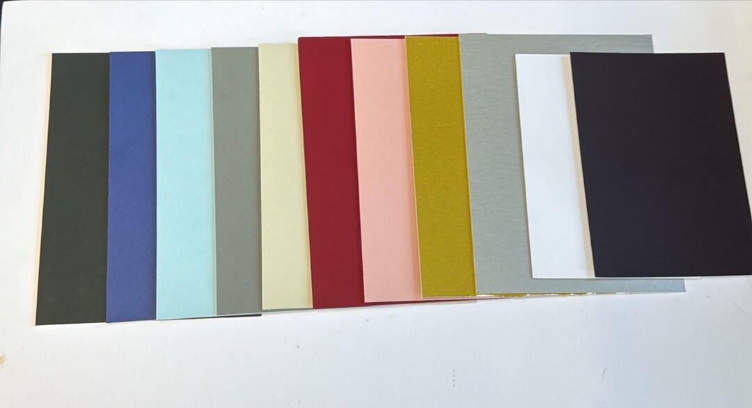 Mountboard Offcuts: Assorted Colors and Sizes Mixed Box of Backing ...