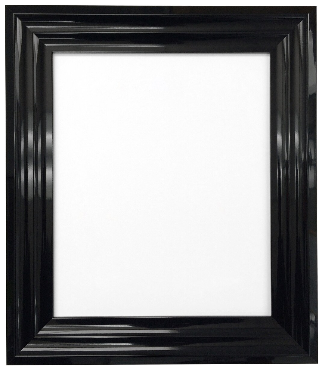 Firenza Gloss Black Photo Frame, Black Picture Frame, Gloss Black ...