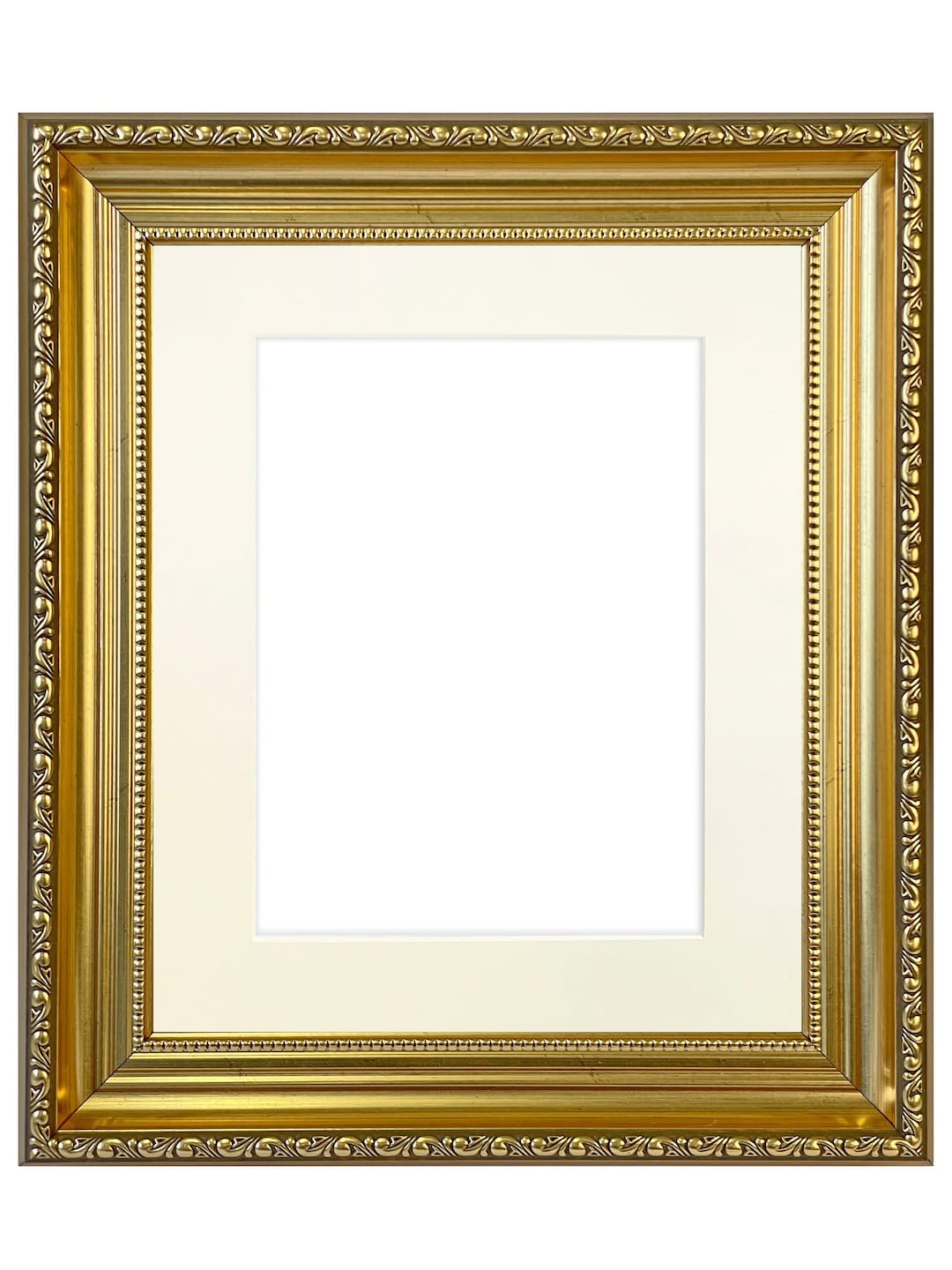 Large Shabby Chic Gold Photo Frame With Ivory Mount Gold - Etsy UK