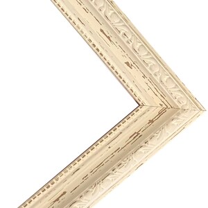 Shabby Chic Distressed Cream Photo Frame, Cream Picture Frame ...