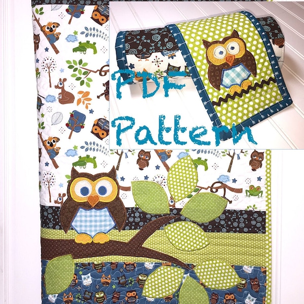 Owl Baby Quilt - Etsy