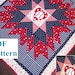 Baseball Baby Quilt Pattern, Full Star Quilt Pattern, Star Baby Quilt ...