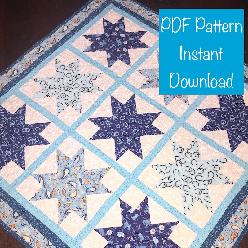 Cowboy Star Pattern - Etsy