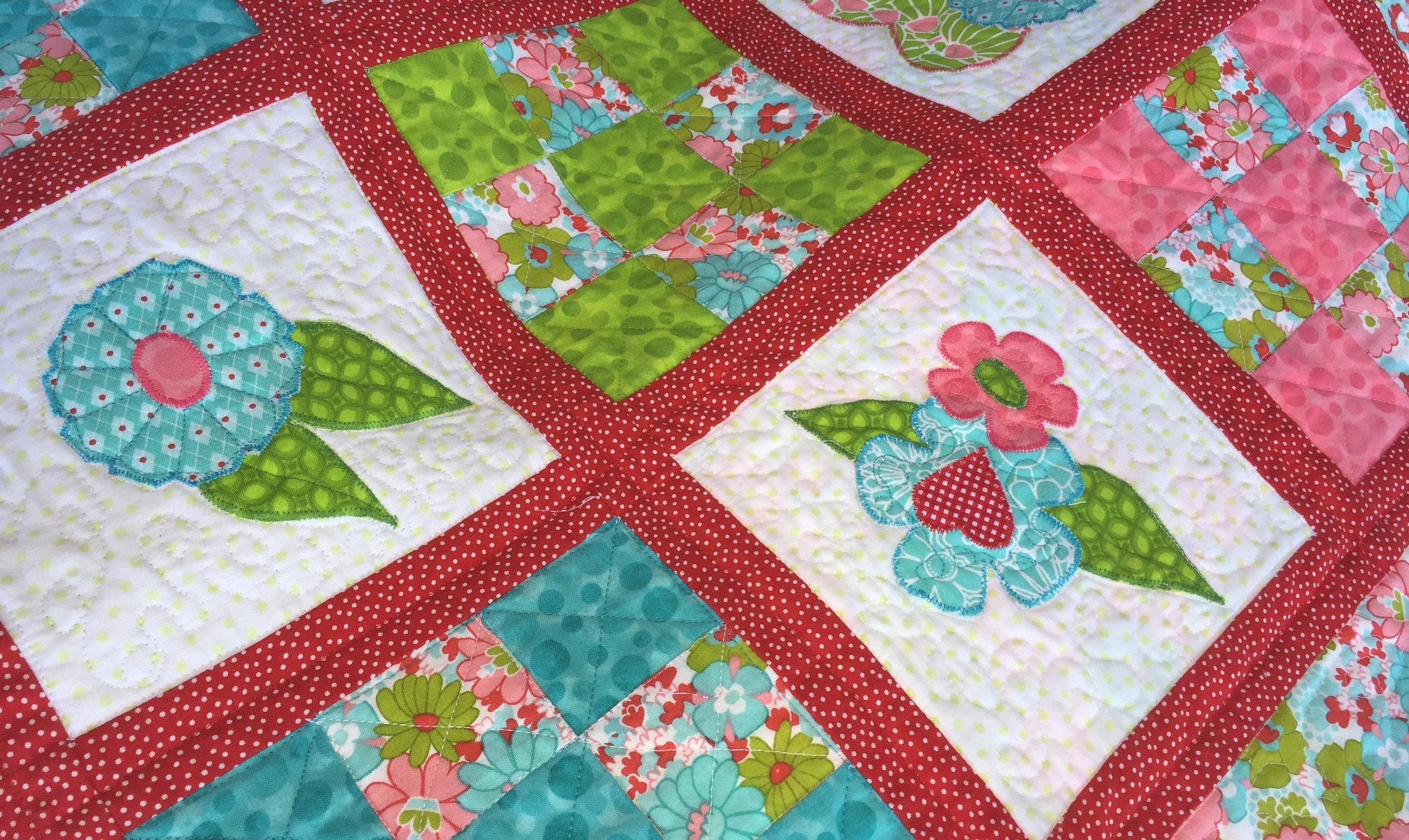 Flower Garden Quilt PATTERN Baby Girl Quilt Pattern Quilt - Etsy
