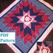 Baseball Baby Quilt Pattern, Full Star Quilt Pattern, Star Baby Quilt ...