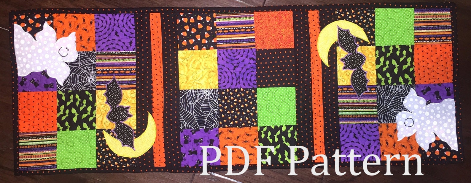 Halloween Table Runner Pattern Quilt Pattern Quilt Mug Rug - Etsy