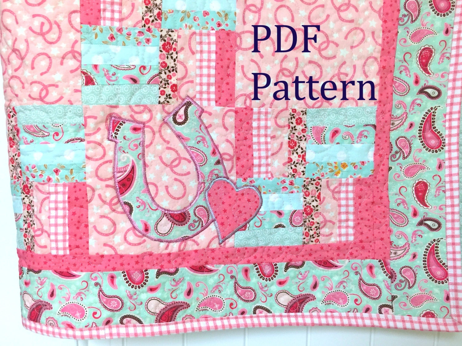 Cowboy Baby Quilt Pattern Baby Girl Quilt Pattern Western | Etsy