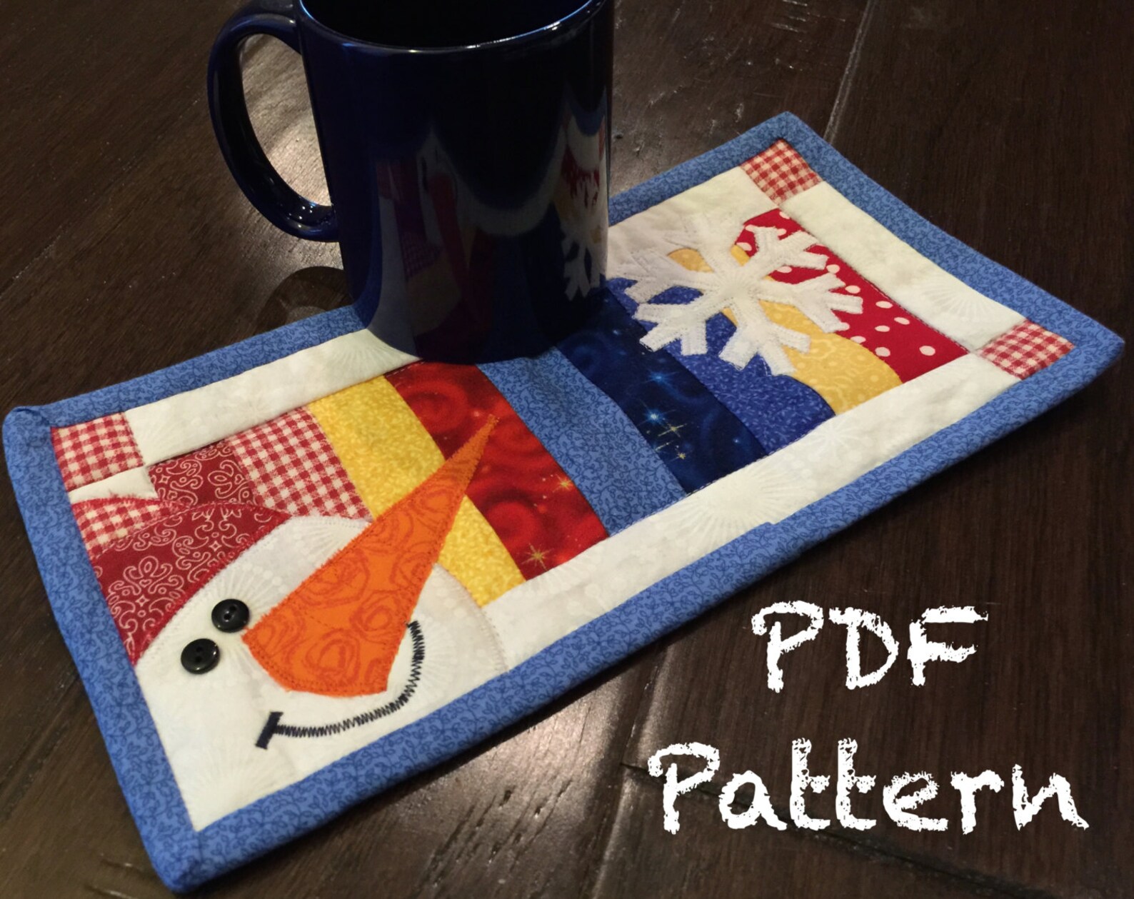 Snowman Quilt Pattern Quilt Pattern Quilted Table Runner - Etsy