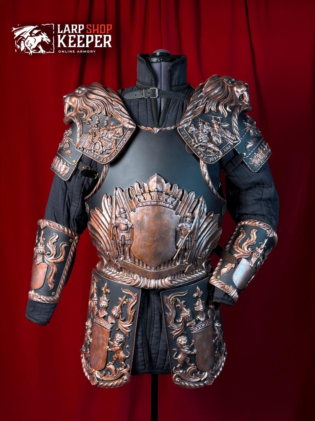 Handmade Lion Knight Armor Set | Fantasy LARP Armor Cosplay ...