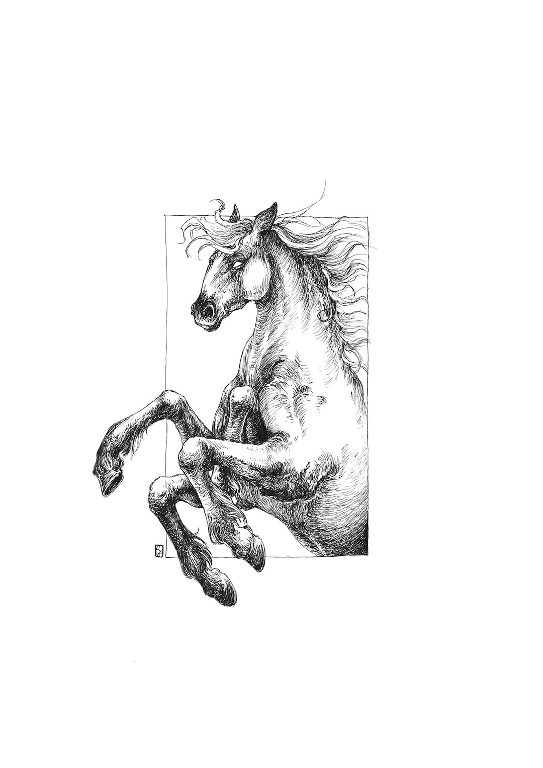 Fine Art Print/ Folklore and Fairytales / Fantasy Artwork: Sleipnir - Etsy