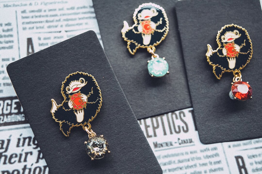 Fantastic Beasts Niffler Jewel Hard Enamel Pin - Etsy
