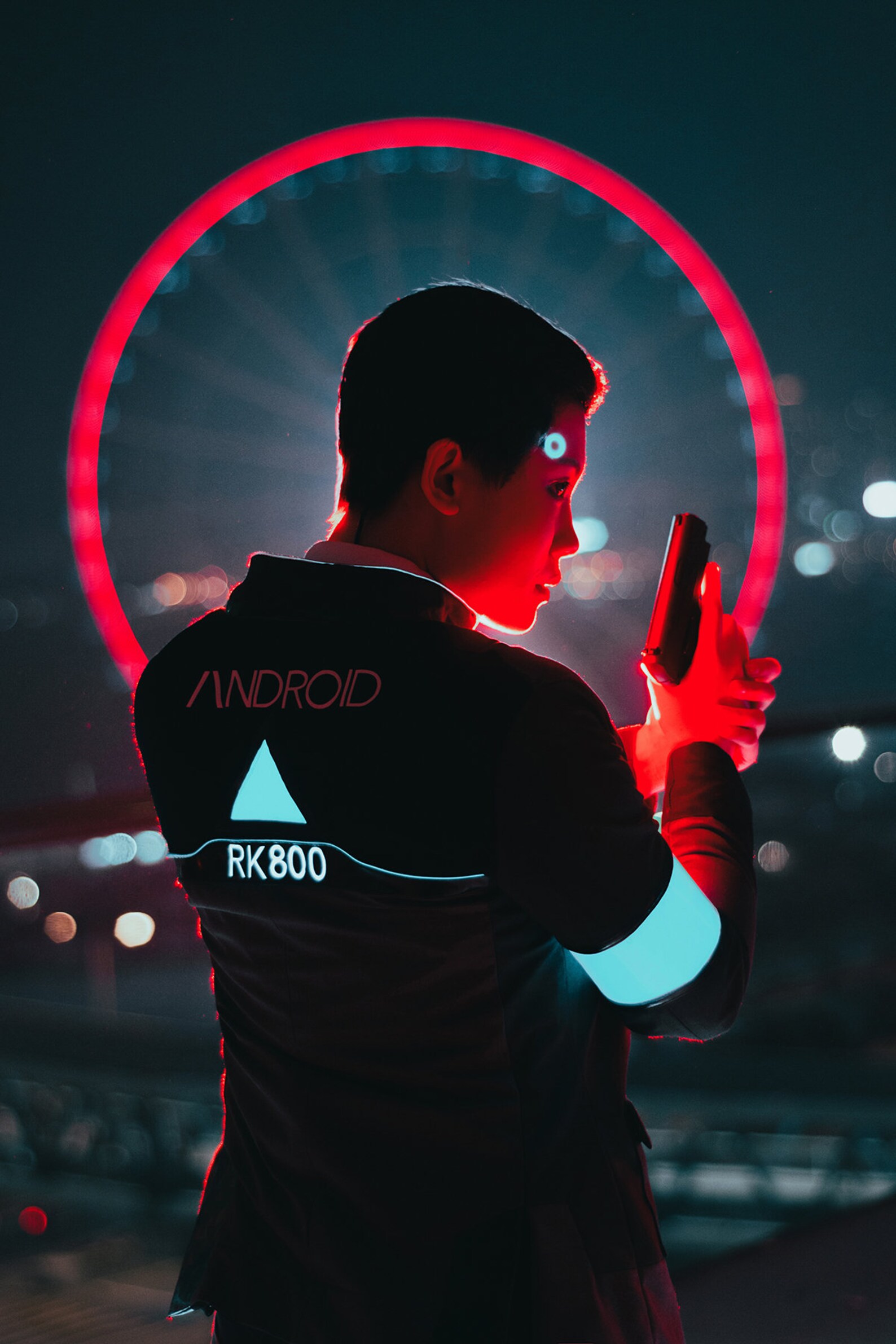 BLUE Detroit Become Human DBH Android LED diode cosplay prop | Etsy