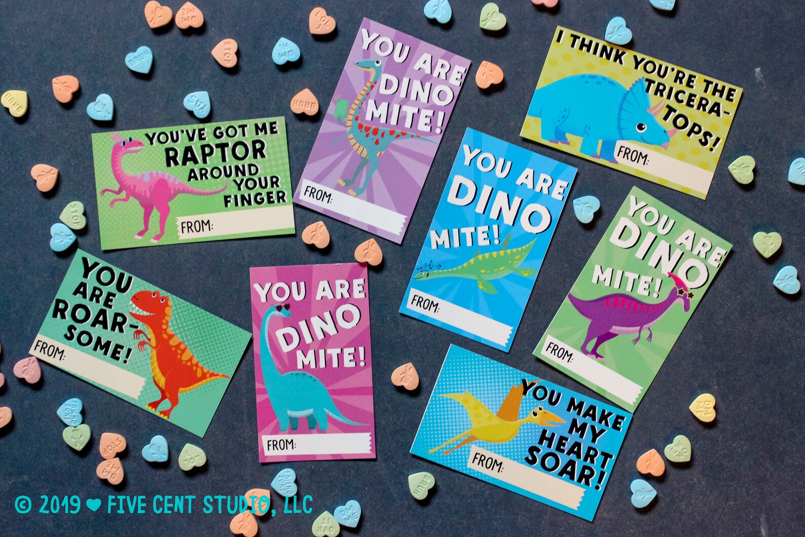 You Are Dino-Mite 8 Different Cartoon Dinosaur themed DIY - Etsy Nederland