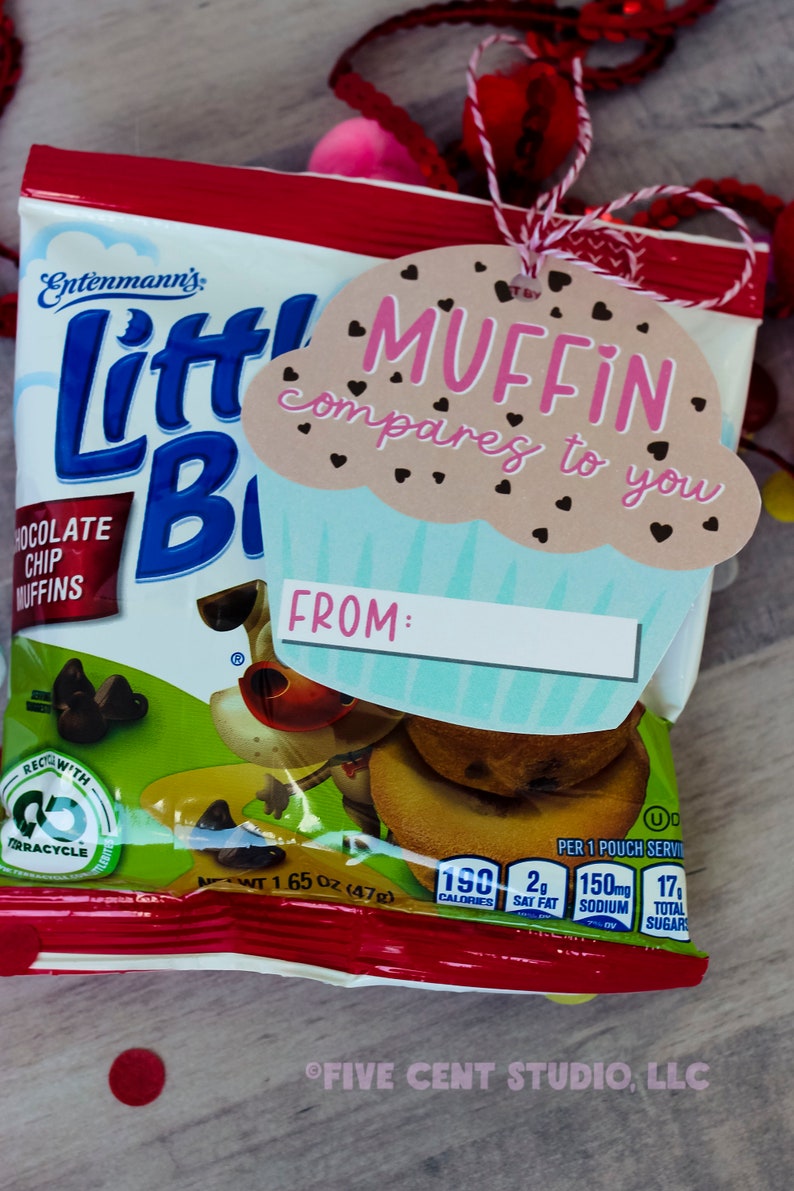 Muffin Compares to You Chocolate Chip Valentine's Day - Etsy