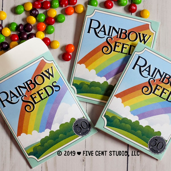 Seed Packet Sticker - Etsy