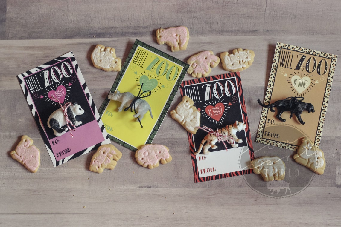 I'm WILD About ZOO! and Will Zoo Be Mine! DIY Instant Download 8 ...