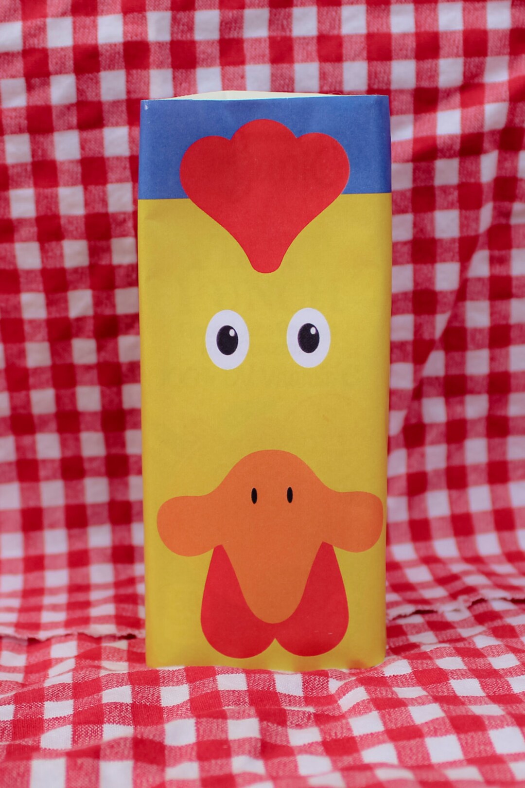 Chicken Juice Box Wrap Labels Sized 7" X 4.75" for Preschool / Toddler ...