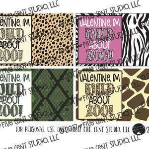 I'm WILD About ZOO! and Will Zoo Be Mine! DIY Instant Download 8 ...