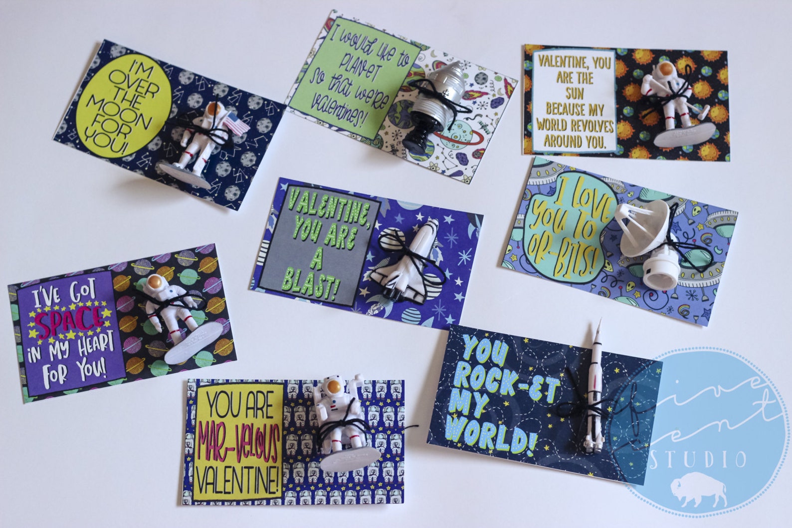 Printable Valentines - Outer Space Solar System Themed DIY Instant ...