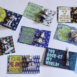 Printable Valentines Outer Space Solar System Themed DIY - Etsy