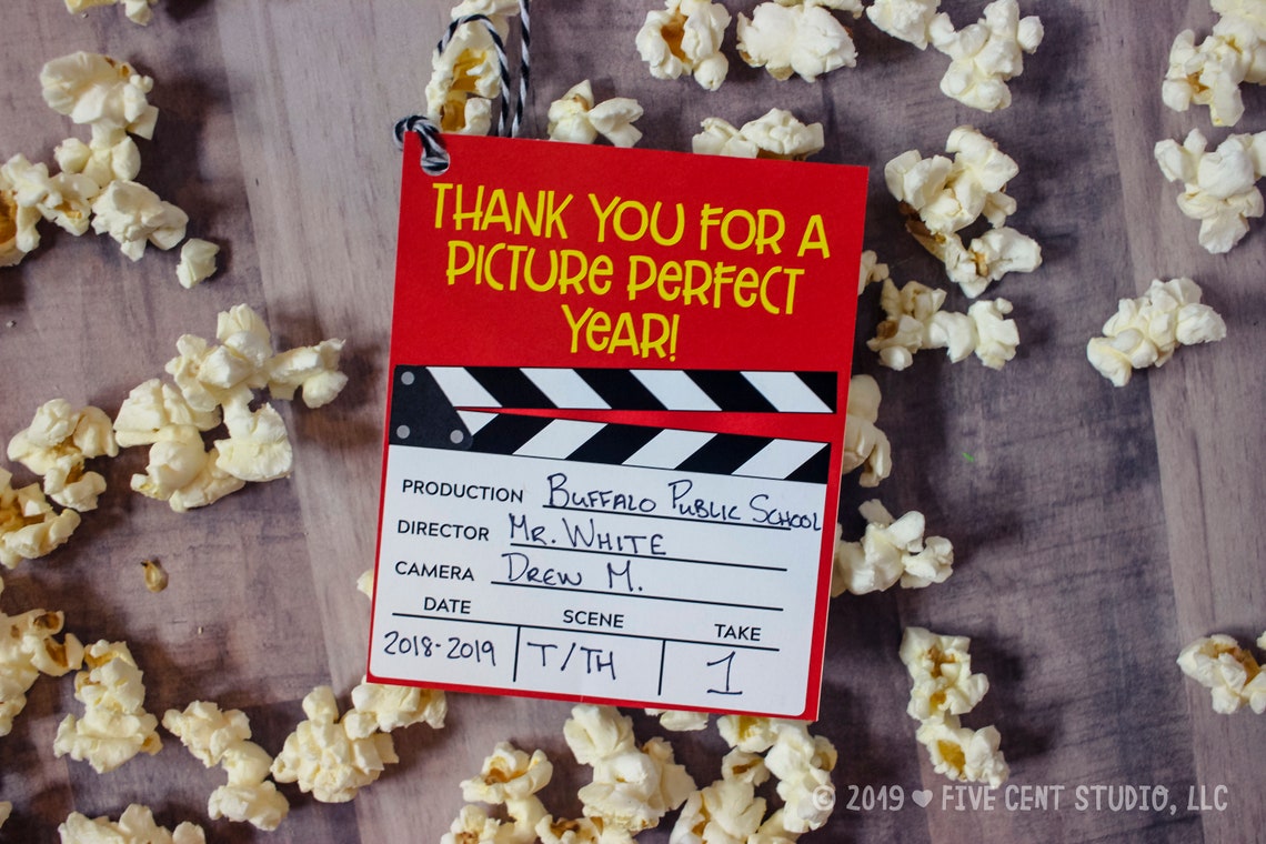 Thank You for A Picture Perfect Year Movie Themed Teacher End - Etsy
