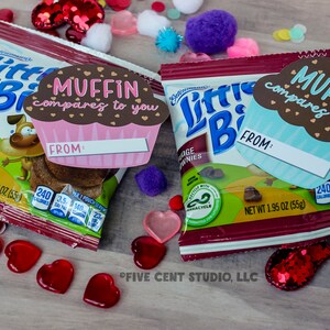 Chocolate Brownie Muffin Compares to You Valentine's Day Muffin Shaped ...