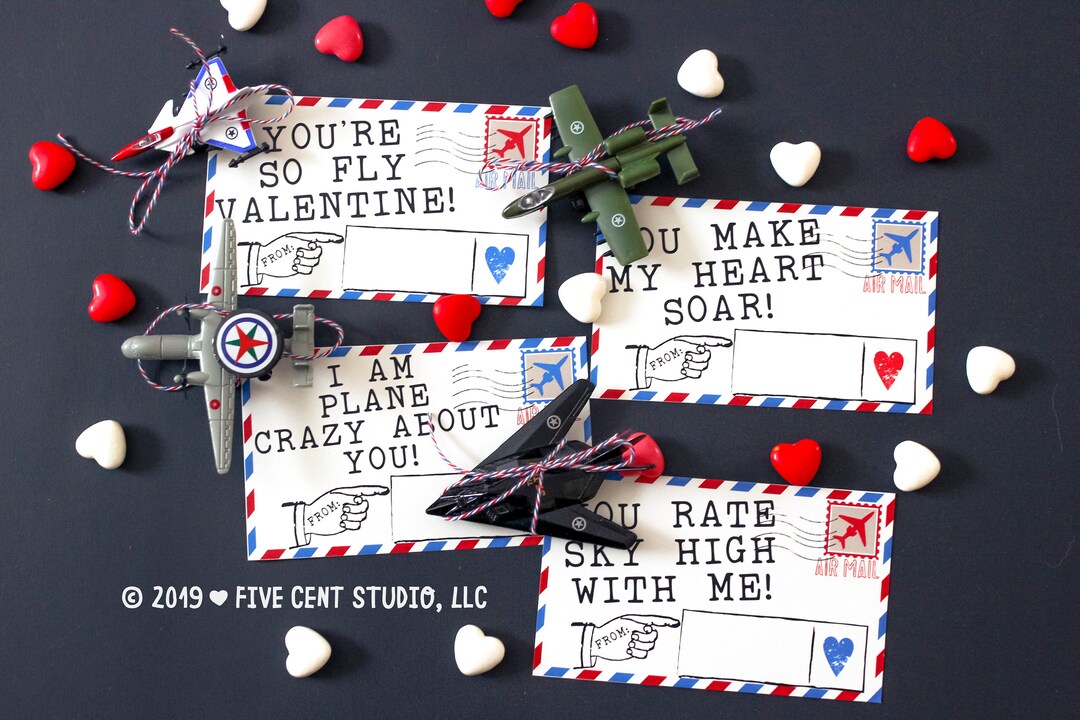 Airmail Plane Themed DIY Instant Download Printable Vintage Air Mail ...