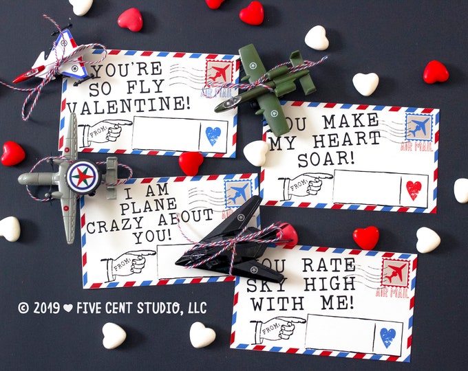 Airmail Plane Themed DIY Instant Download Printable Vintage Air Mail ...