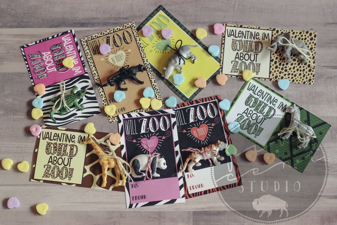 I'm WILD About ZOO! and Will Zoo Be Mine! DIY Instant Download 8 ...