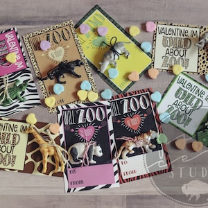 I'm WILD About ZOO! and Will Zoo Be Mine! DIY Instant Download 8 ...